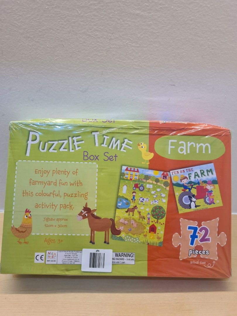 Puzzles Time Box Set Farm, Hobbies & Toys, Toys & Games on Carousell