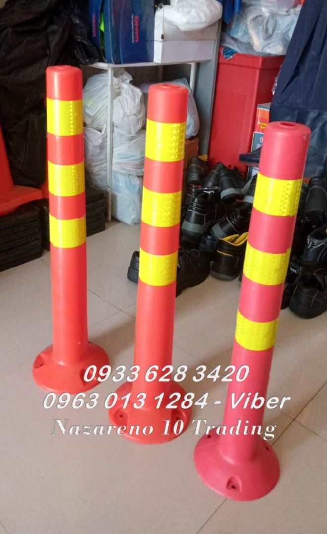PVC Bollard post with Reflector, Commercial & Industrial, Industrial ...