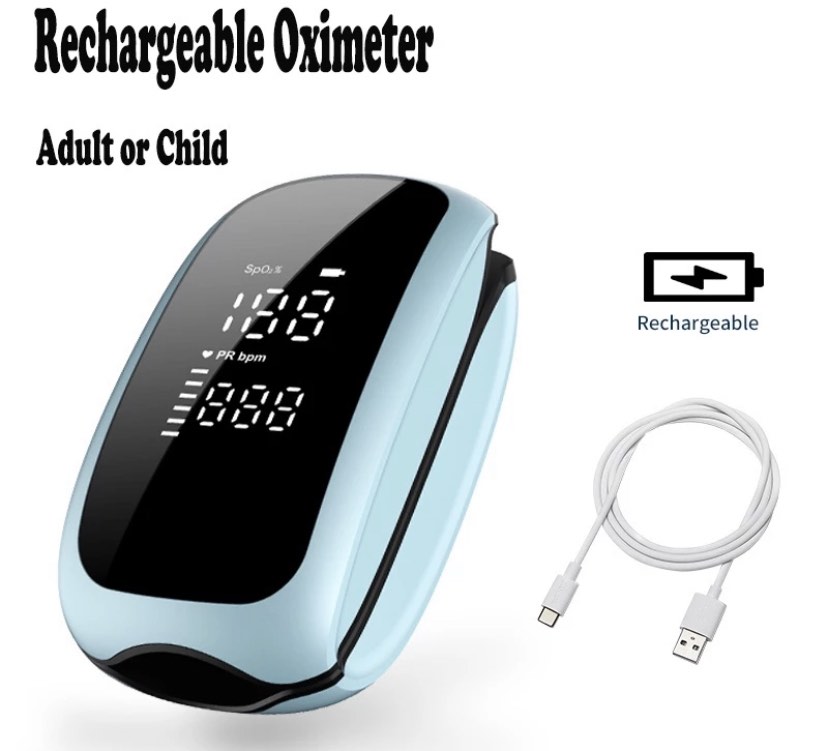 Rechargeable oximeter, Health & Nutrition, Health Monitors & Weighing ...