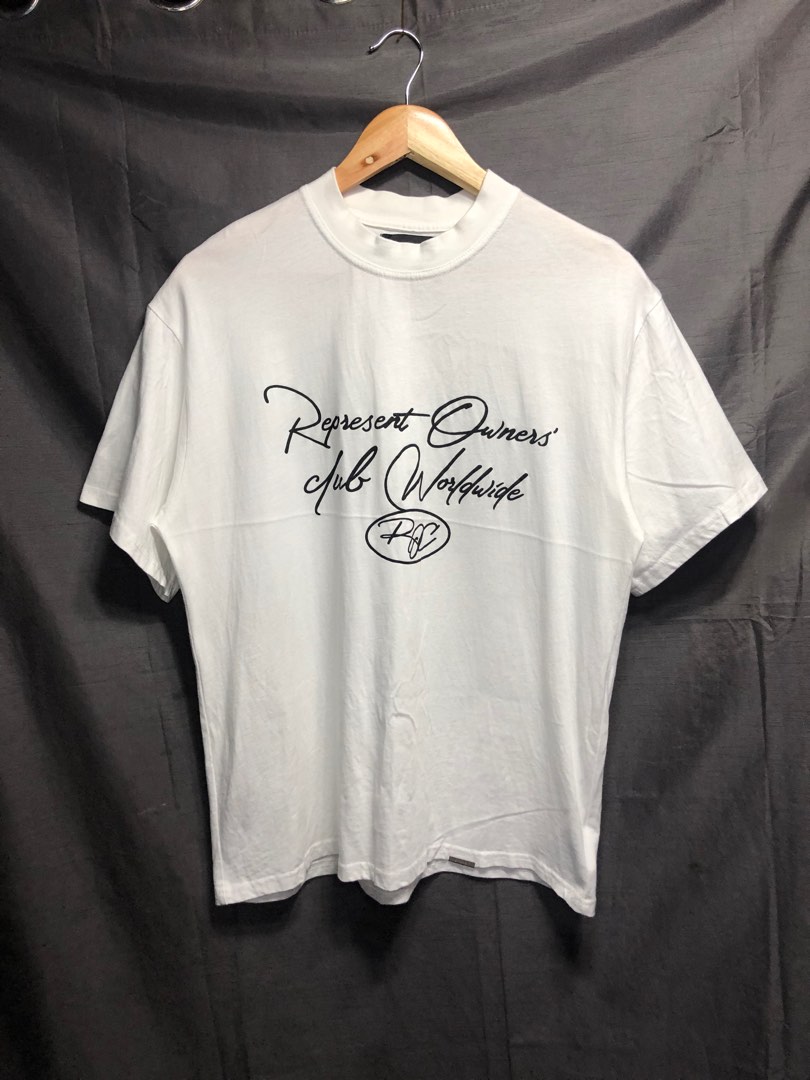REPRESENT ROCW WHITE TSHIRT, Men's Fashion, Tops & Sets, Tshirts & Polo ...