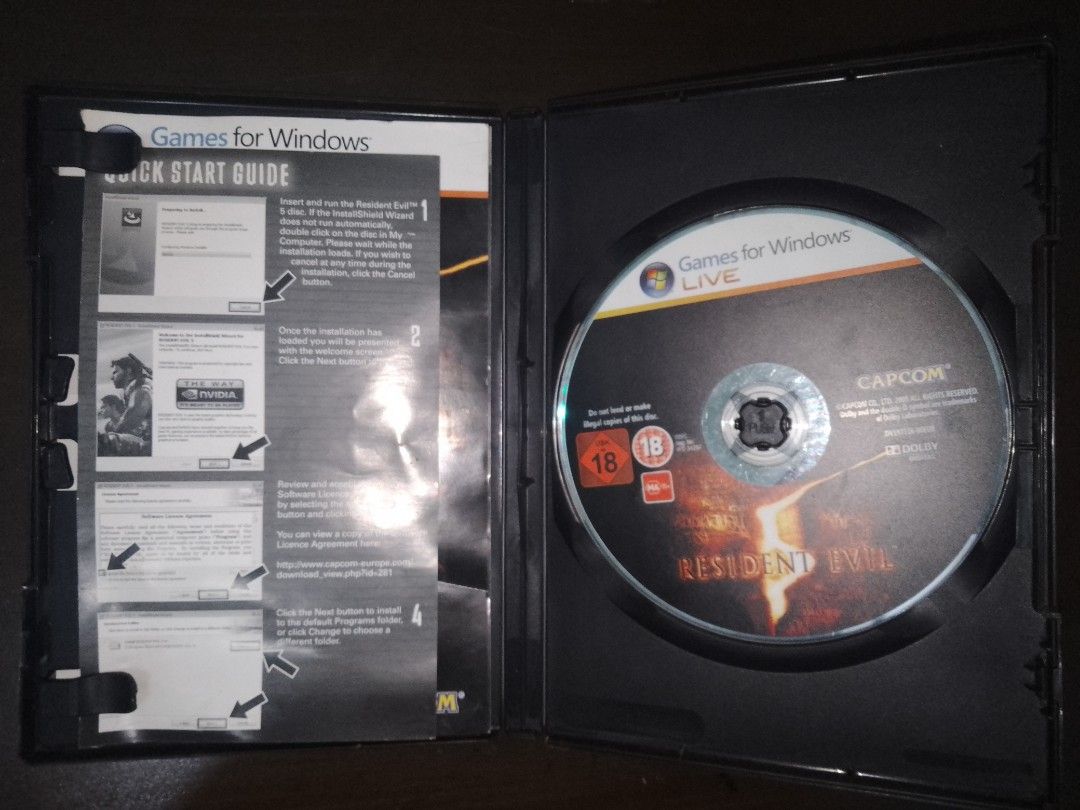 Resident Evil 5 PC Game Disc Installer, Video Gaming, Video Games ... Resident Evil 5 PC Game Disc Installer, Video Gaming, Video Games ...