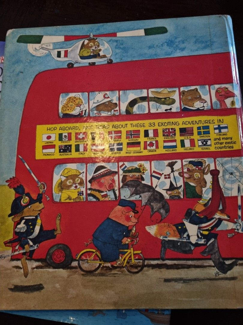 Richard Scarry BUSY BUSY WORLD GIANT Large Golden book Hard cover ...