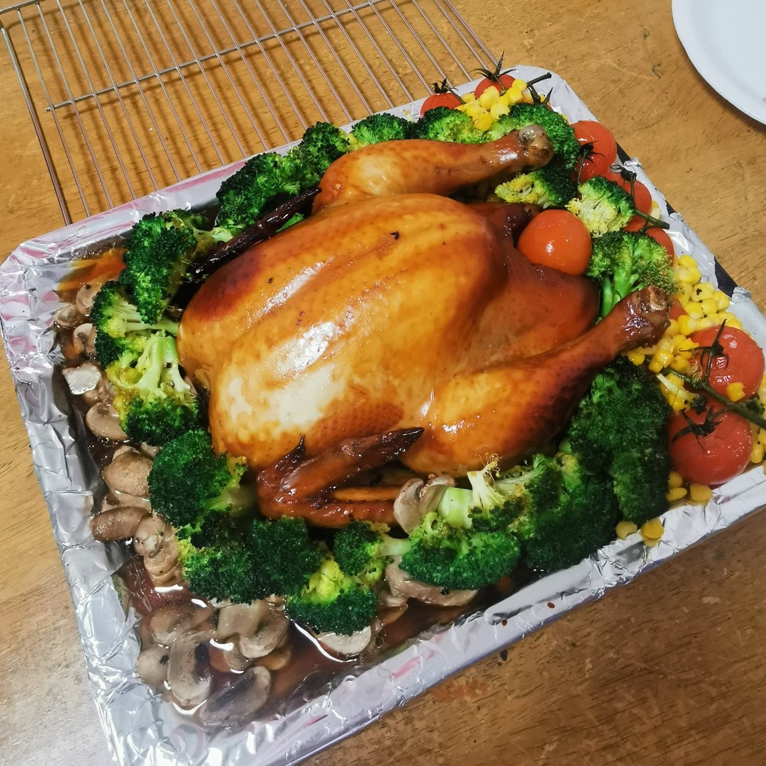 Roast chicken, Food & Drinks, Homemade Bakes on Carousell