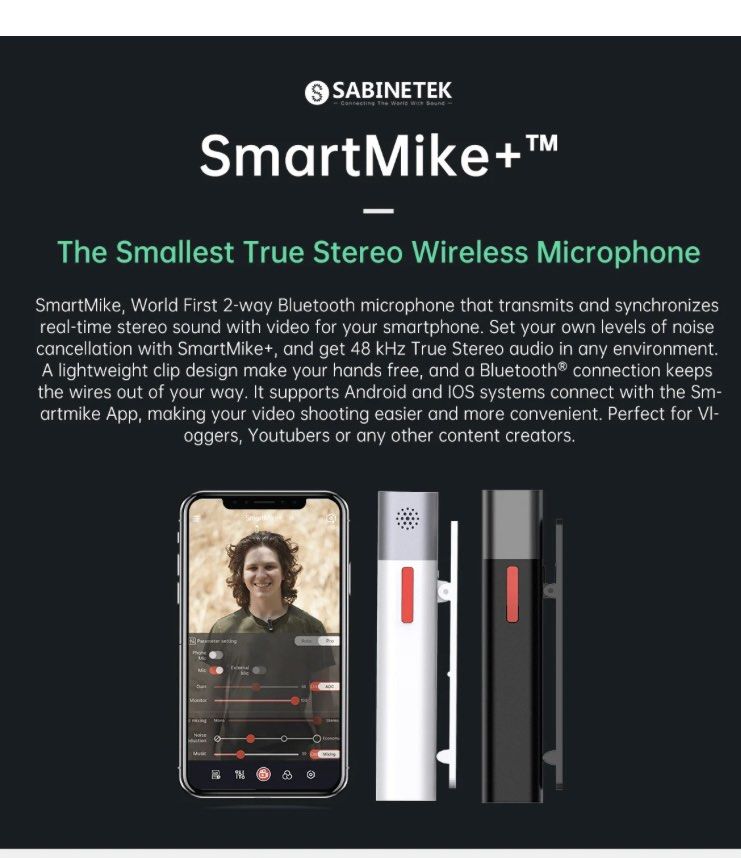 Sabinetek smart mike, Mobile Phones & Gadgets, Mobile & Gadget ...