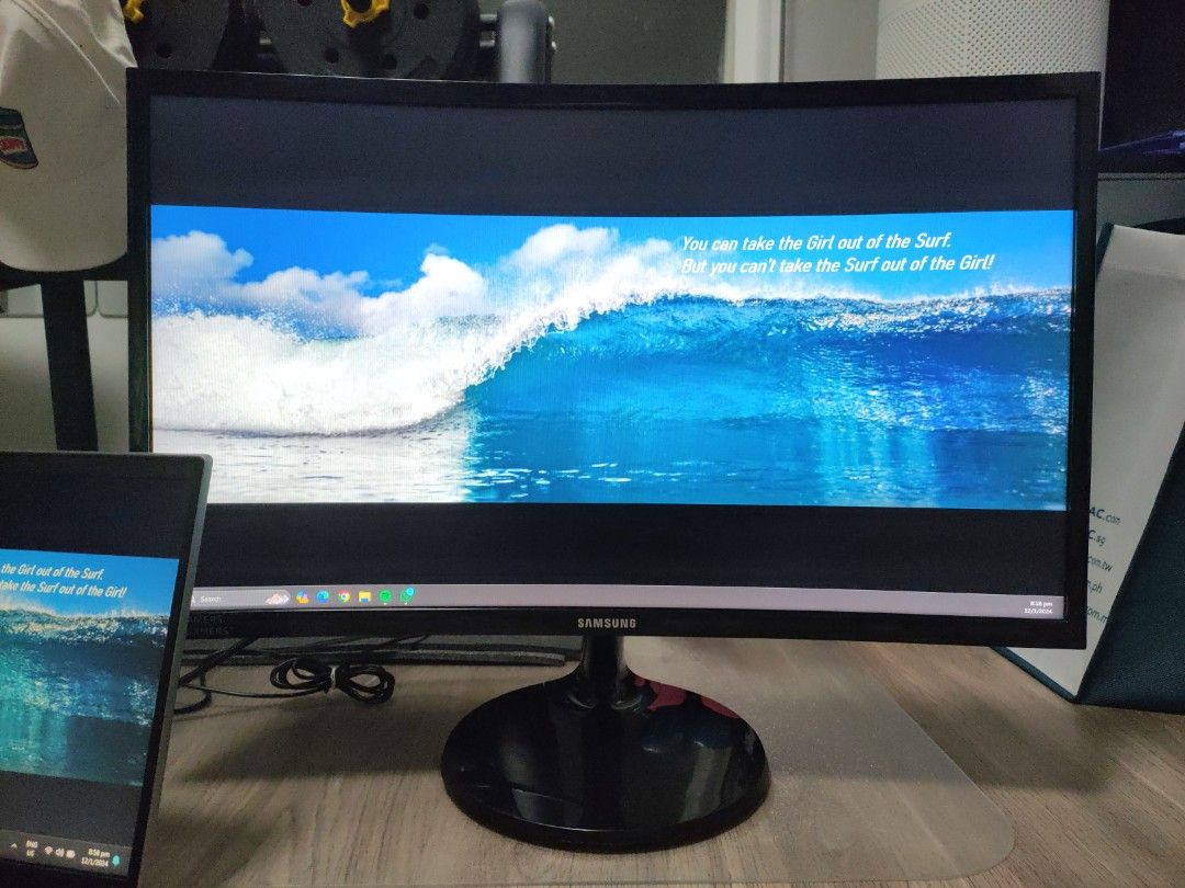Samsung Curved Gaming Monitor (C24F390FH), Computers & Tech, Parts ...