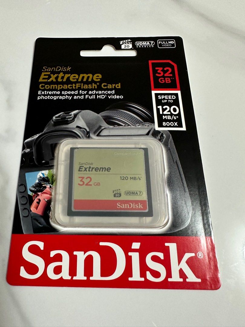 SanDisk Extreme Compact Flash Card, Computers & Tech, Parts ...