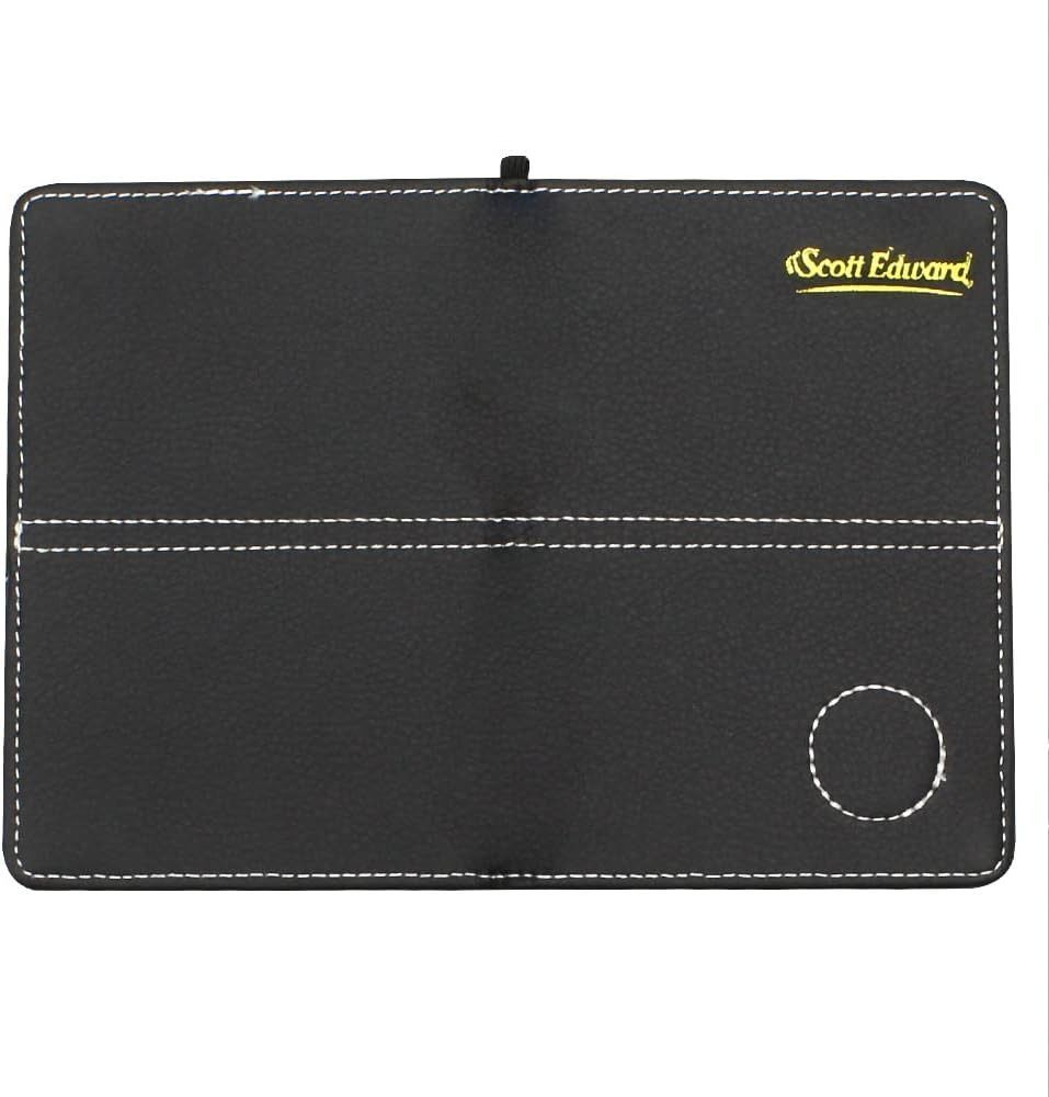 Scott Edward Golf Scorecard Cover Leather Scorecard Holder Statistic ...