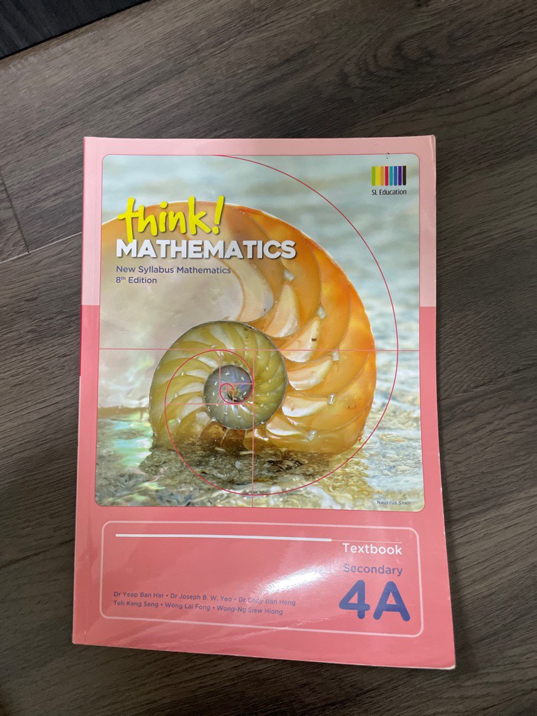 Secondary 4 Mathematics Textbook 4A, Hobbies & Toys, Books & Magazines ...