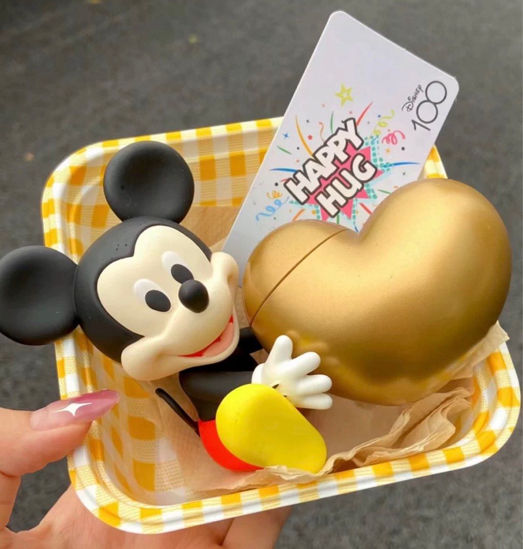[Secret: Mickey] Disney 100 blind box (Happy Hug series) BNIF, Hobbies ...