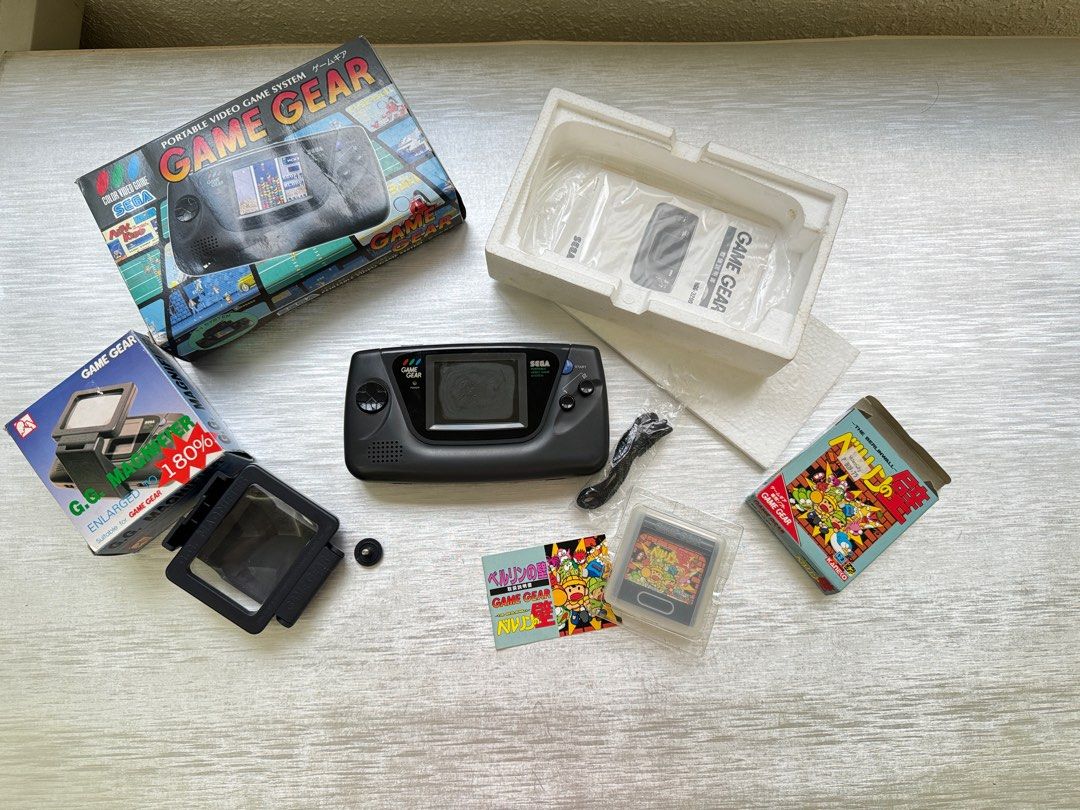 Sega Game Gear 1990 Vintage set, Hobbies & Toys, Memorabilia ...
