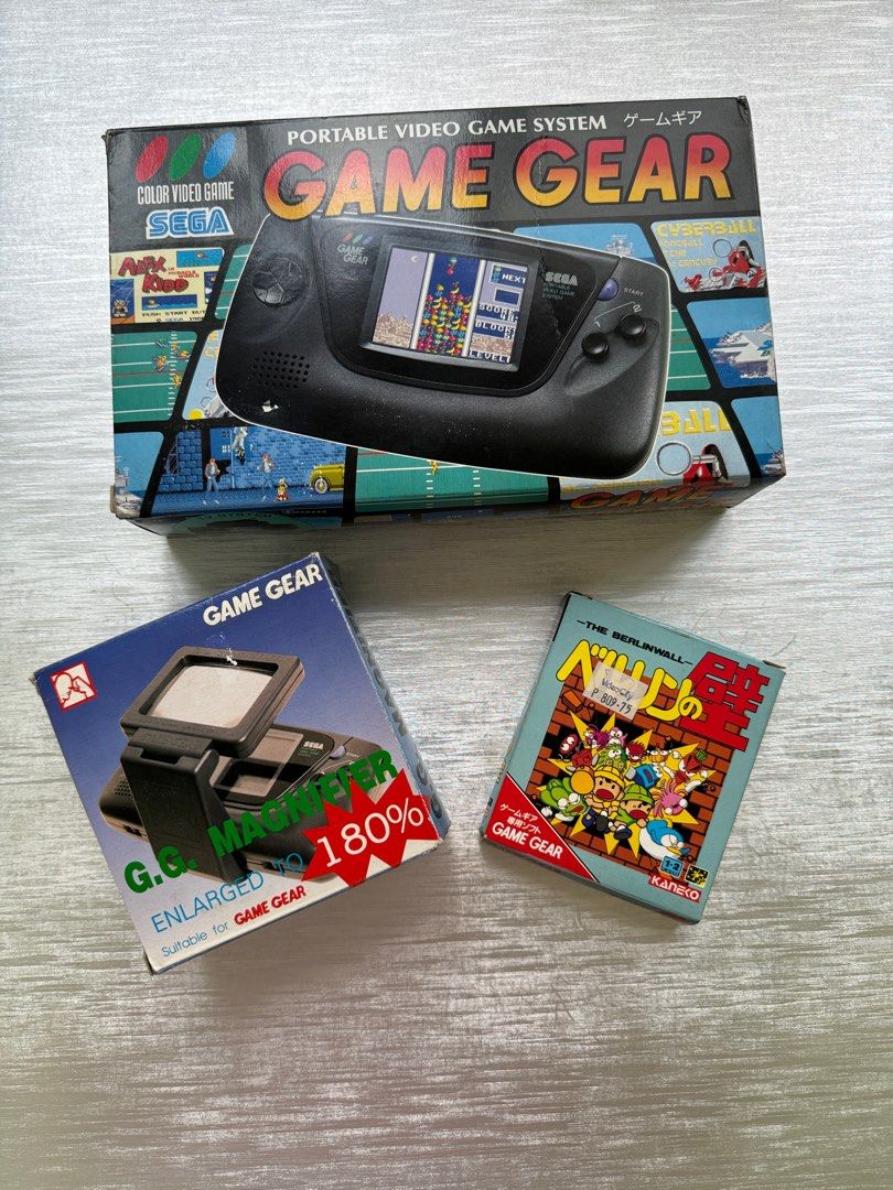 Sega Game Gear 1990 Vintage set, Hobbies & Toys, Memorabilia ...