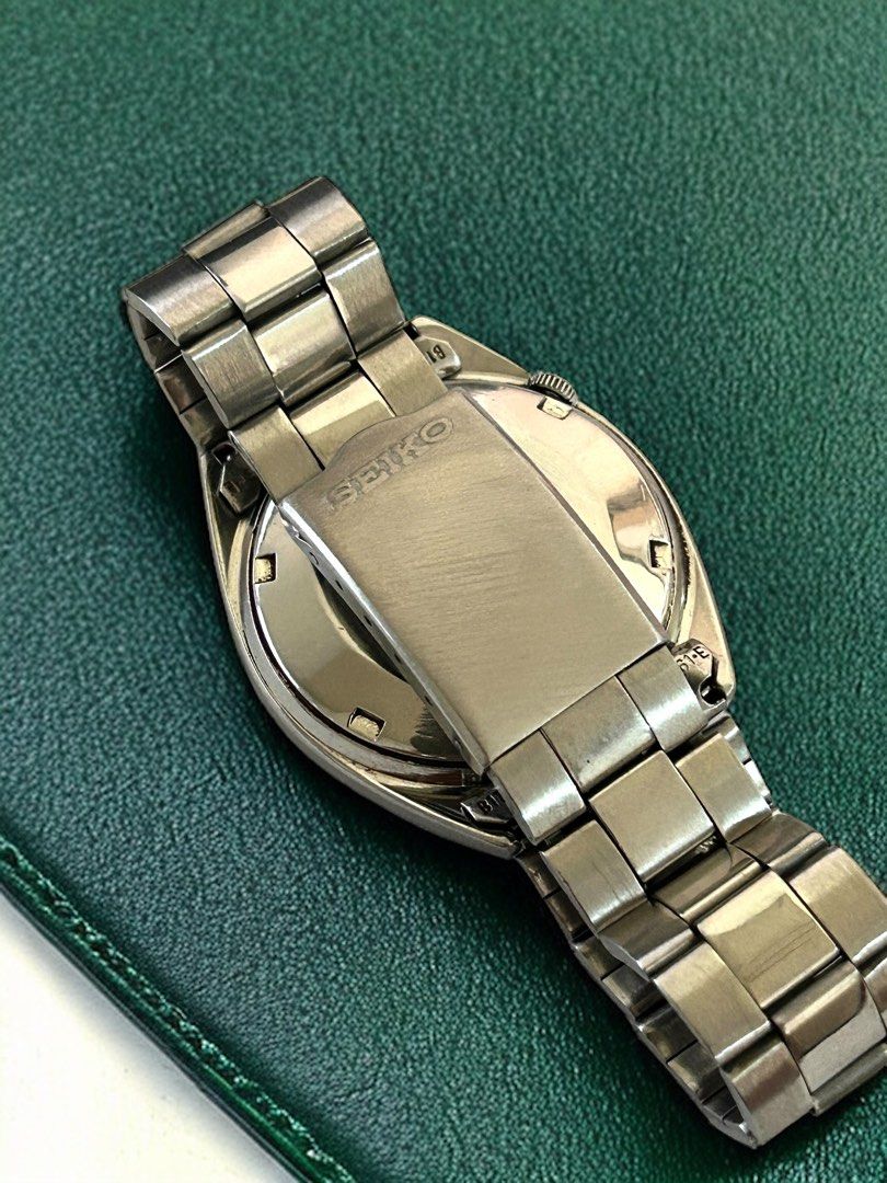 Seiko 5 “Oyster Precision” Homage Black Sunburst Dial Day Date 1984 ...