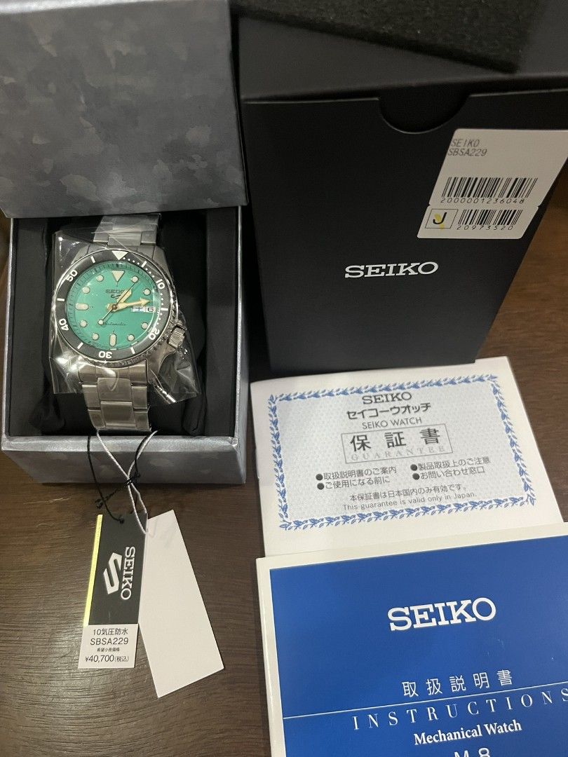 Seiko 5 Sports Teal (Japan release), Luxury, Watches on Carousell