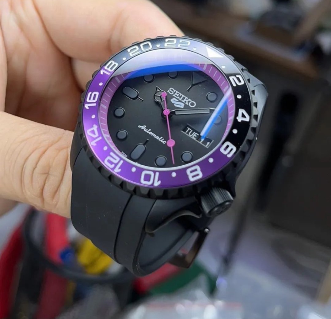 Seiko automatic movement 精工自動機芯 40mm GMT submariner datejust seiko mod ...