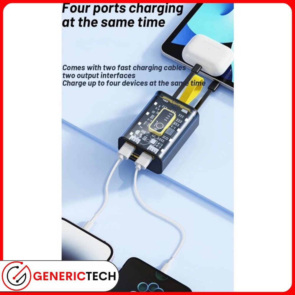 (SG CHEAPEST) Smallest 20000mAh Power Bank with 20W 3-in-1 Cable and ...