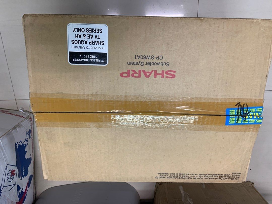 SHARP CP-SW60A1 Wireless Active Subwoofer with Bluetooth For AE & AH ...