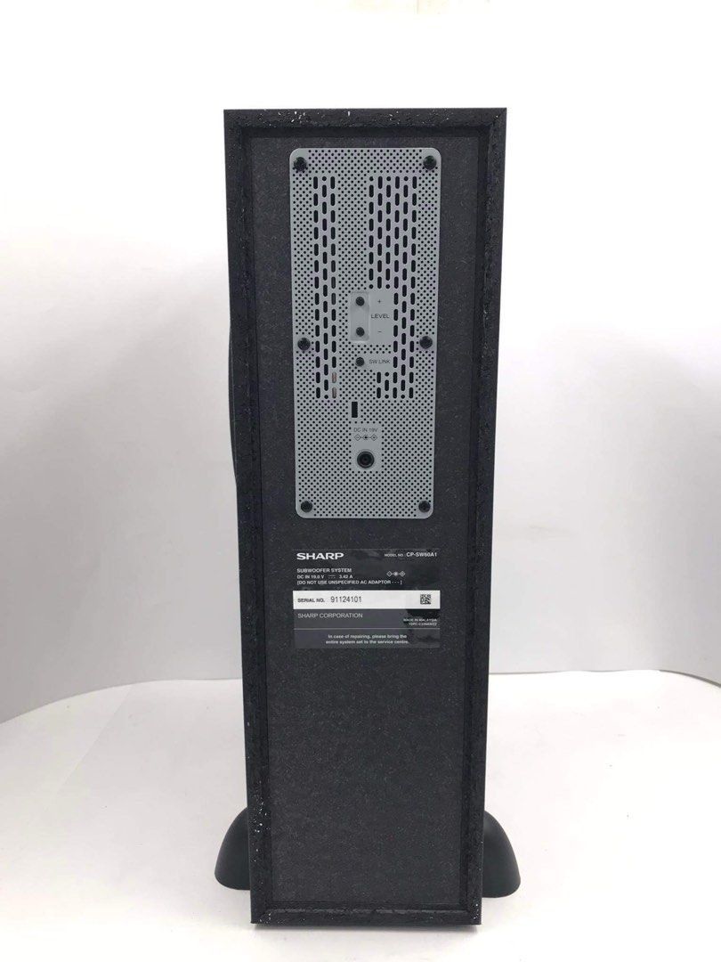 SHARP CP-SW60A1 Wireless Active Subwoofer with Bluetooth For AE & AH ...