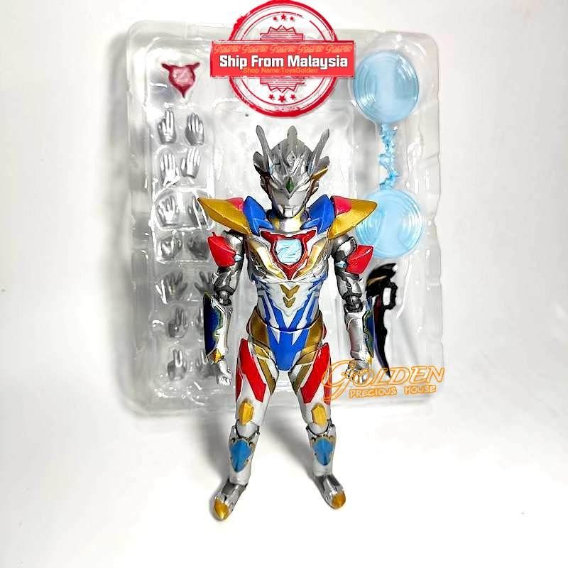 Shf Ultraman Zeta Delta Rise Claw Action Figures 15cm Pvc Model ...