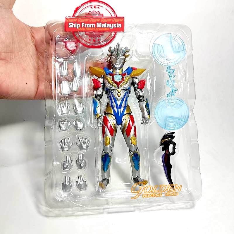 Shf Ultraman Zeta Delta Rise Claw Action Figures 15cm Pvc Model ...