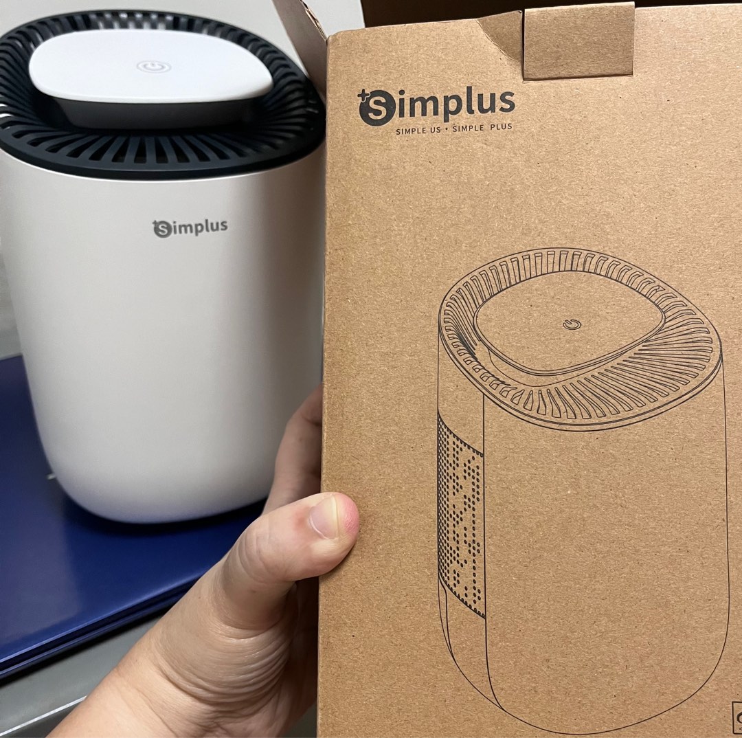Simplus Dehumidifier 600ml [NEW] Auto-shutoff Low Noise Easy Operation ...