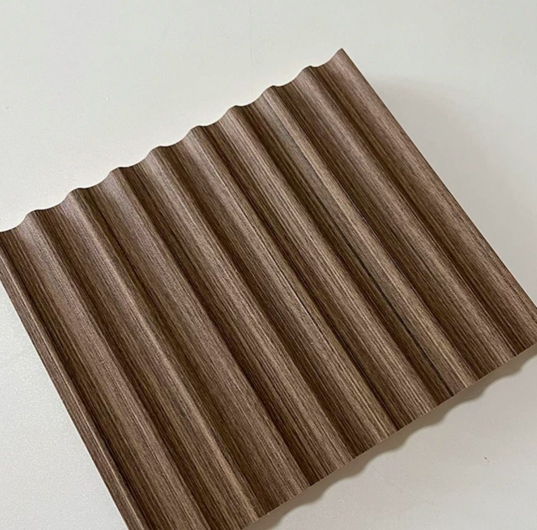 Solid wood wavy curve fluted panel - 1m, Furniture & Home Living, Home ...
