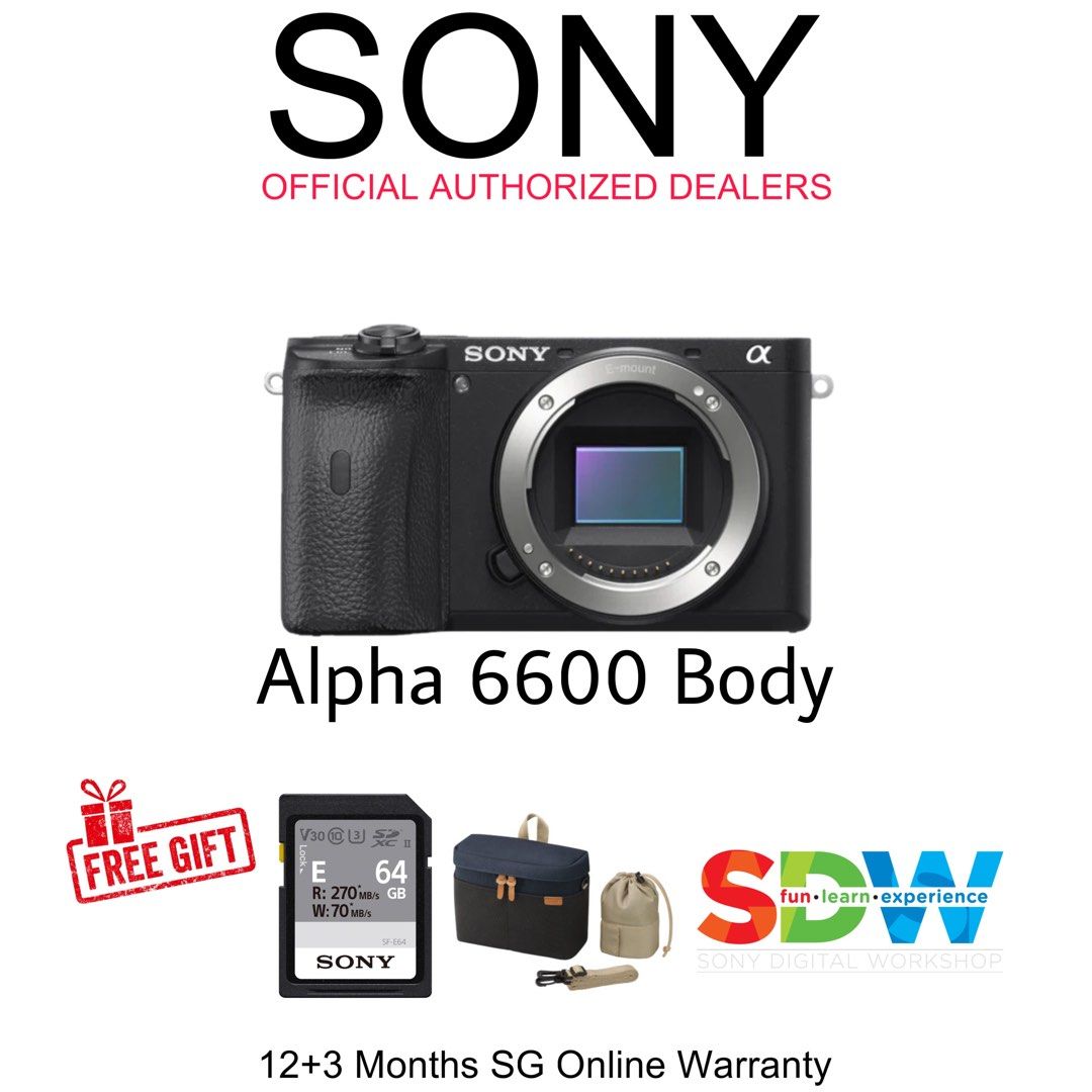 SONY a6600 Alpha 6600 Body, Photography, Cameras on Carousell