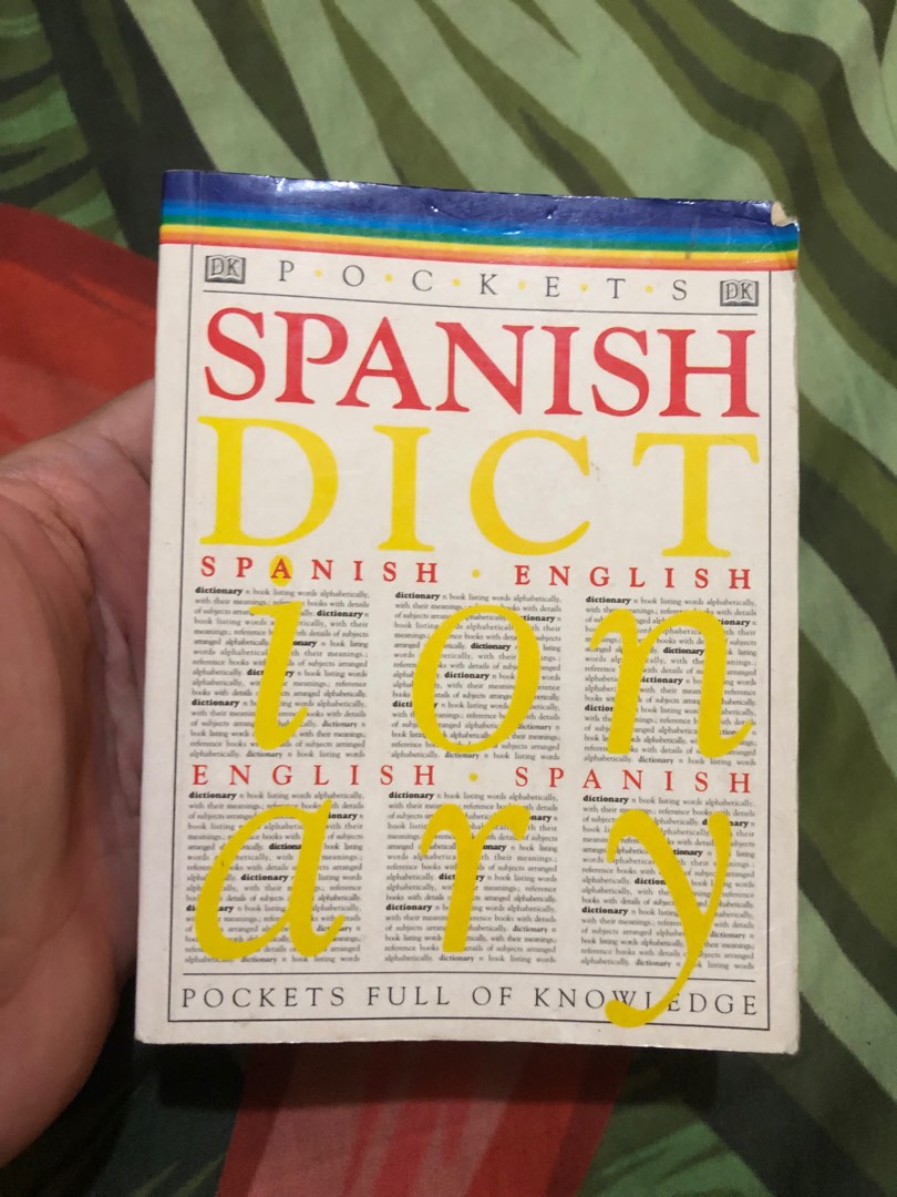 Spanish to English pocket dictionary, Hobbies & Toys, Books & Magazines ...