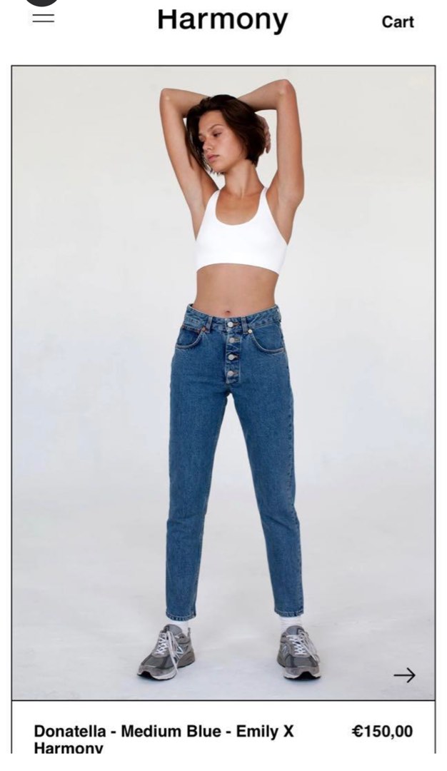 Sporty & Rich X Harmony Jeans, Women's Fashion, Bottoms, Jeans on Carousell