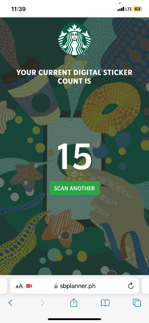 Starbucks Sticker Collection Card (16 stickers ), Tickets & Vouchers ...