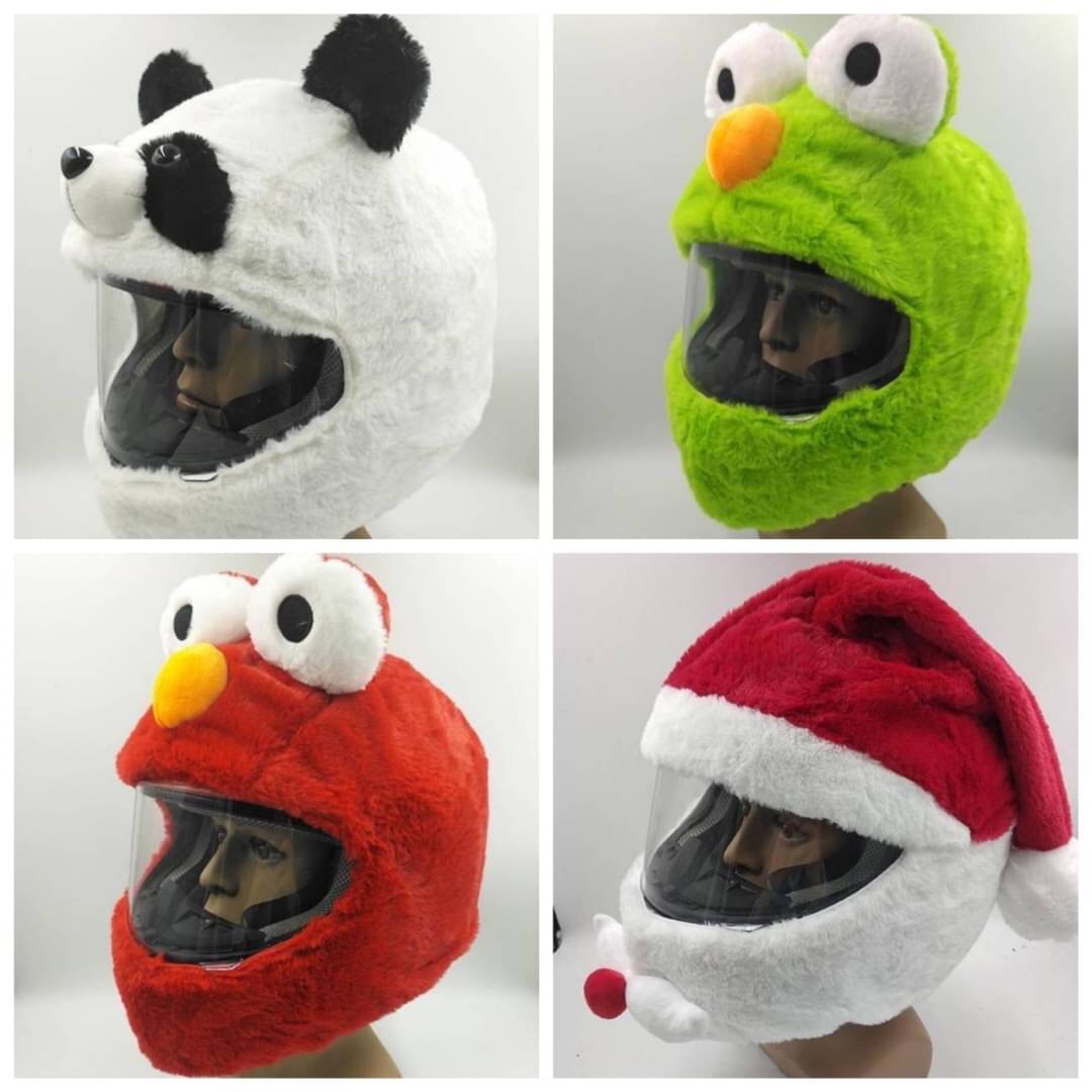 Stitch design motorbike full face helmet plush cover 100% actual photos ...