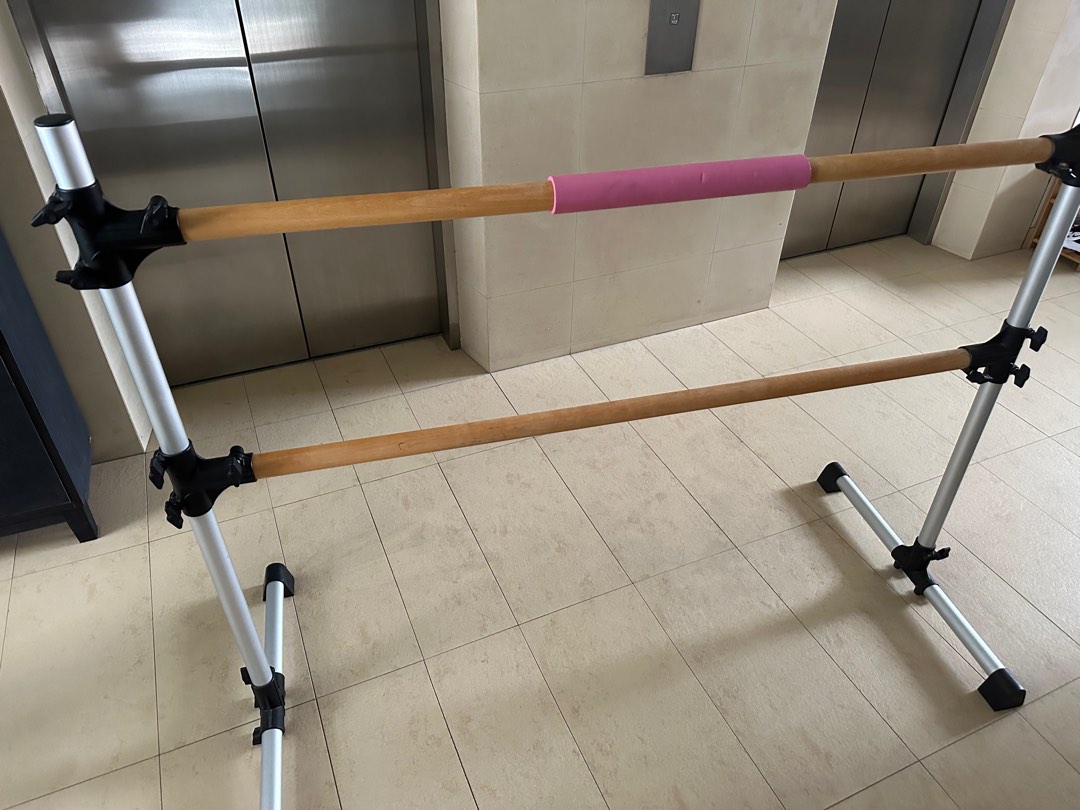 Stretching equipment with wood bars for barre, dance , Sports Equipment ...
