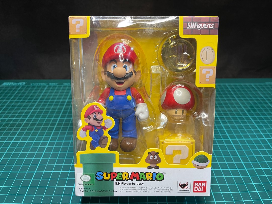 SUPER MARIO 10cm ACTION FIGURE by SHF BANDAI, Hobbies & Toys ...