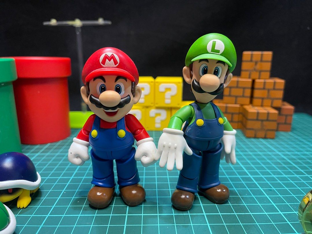SUPER MARIO 10cm ACTION FIGURE by SHF BANDAI, Hobbies & Toys ...
