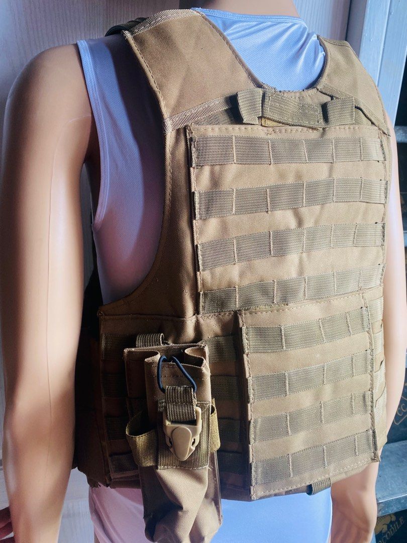 Tactical Vest, Outdoor Combat Training Games Airsoft Vest for Men with ...