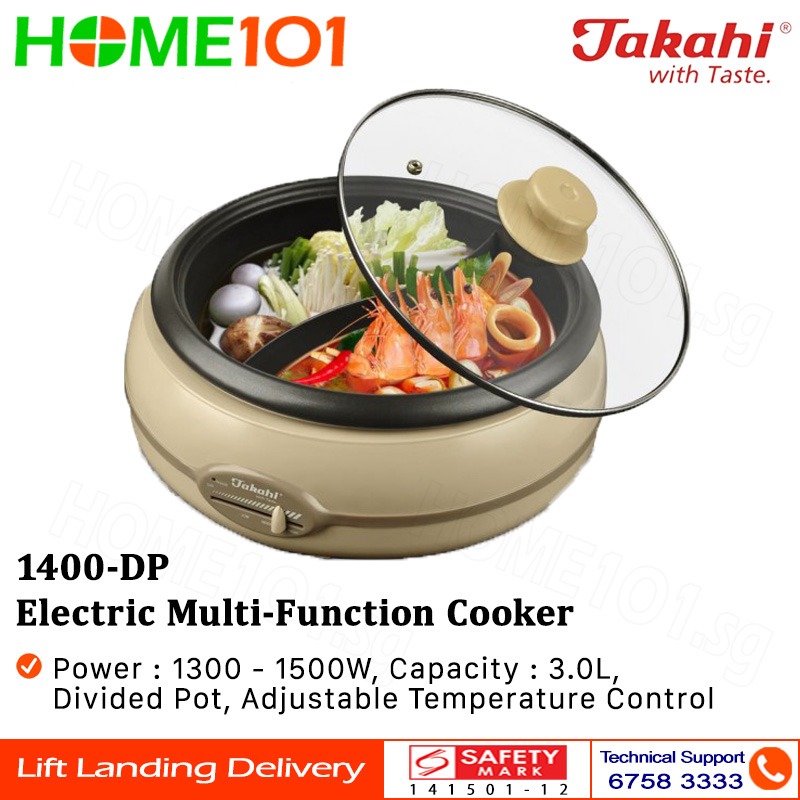 Takahi Electric Multi-Function Yuan Yang Cooker 1500W 3.0L 1400DP, TV ...