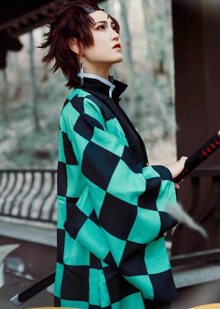 Tanjiro Costume M size, Everything Else on Carousell