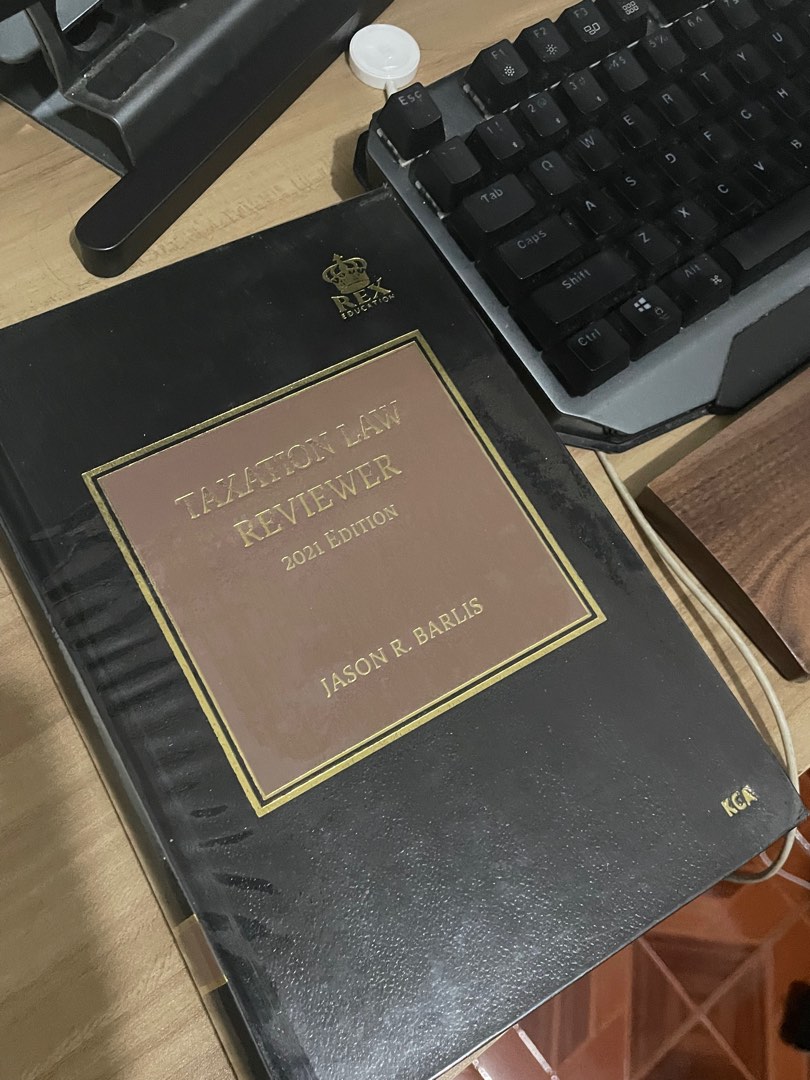 Taxation Law Reviewer by Jason Barlis (2021), Hobbies & Toys, Books ...