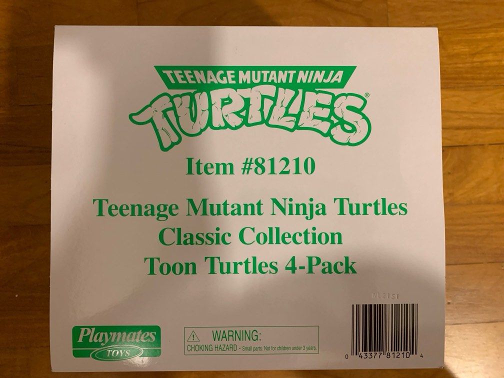 Teenage Mutant Ninja Turtles TMNT classic collection Toon 4-Pack Item ...