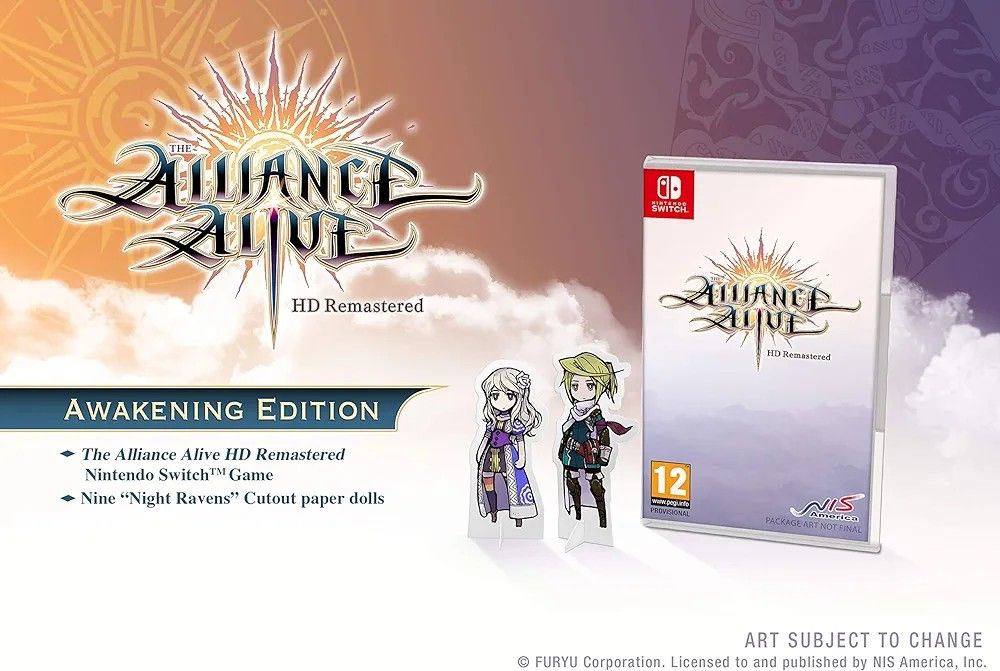 The Alliance Alive HD Remastered (Awakening Edition c/w 9 Cut-out Paper ...