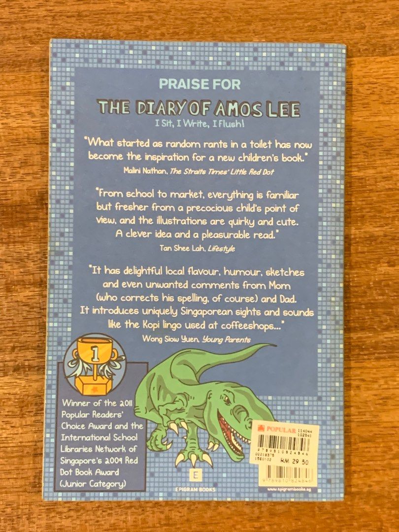 The Diary Of Amos Lee ; I Sit,I Write, I Flush book by Adeline Foo ...