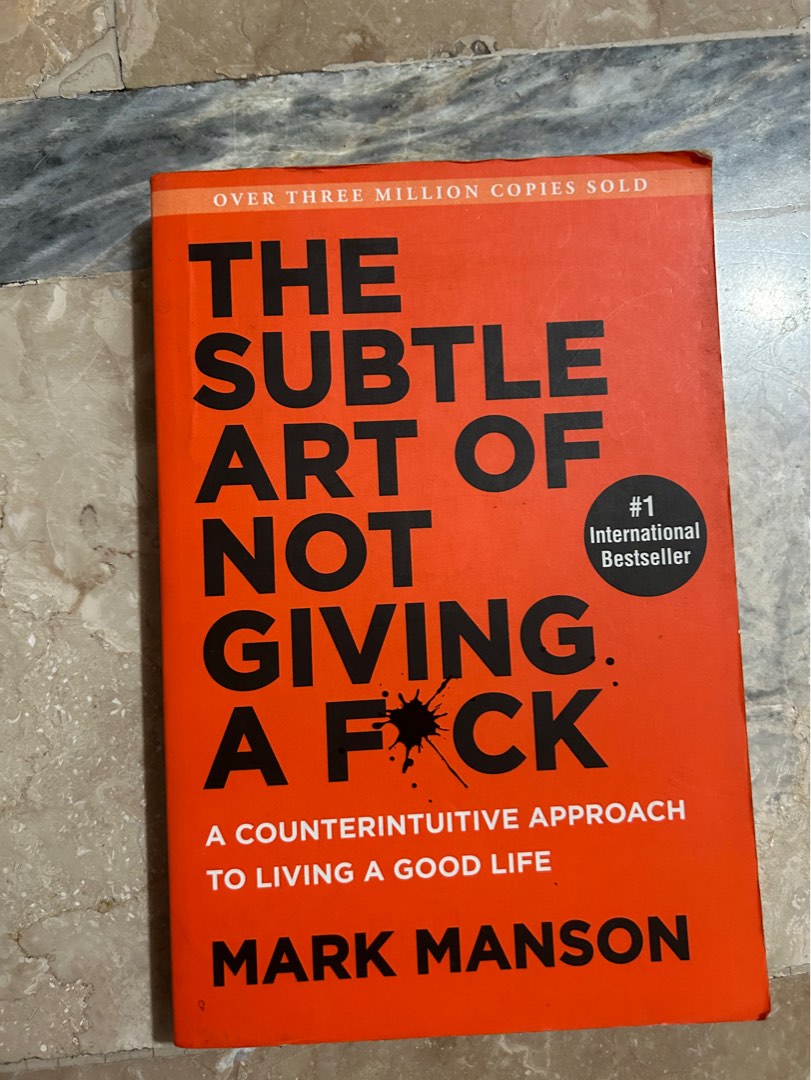 The Subtle Art of Not Giving a Fuck by Mark Manson, Hobbies & Toys ...