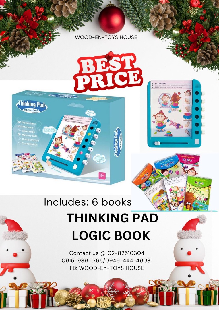 Thinking Pad Logic Book, Hobbies & Toys, Toys & Games on Carousell