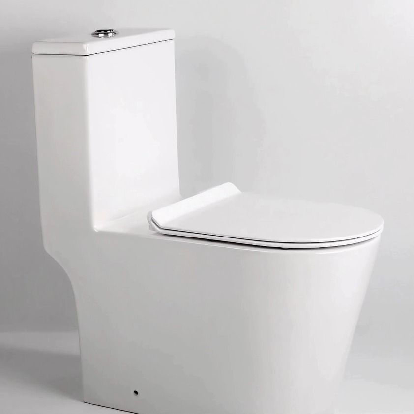 Tornado Flushing Rimless Toilet Bowl EACO T933, Furniture & Home Living ...