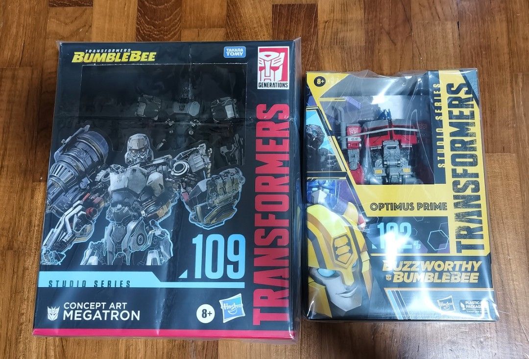 Transformers Studio Series SS 102 Optimus Prime and SS 109 Megatron Set ...