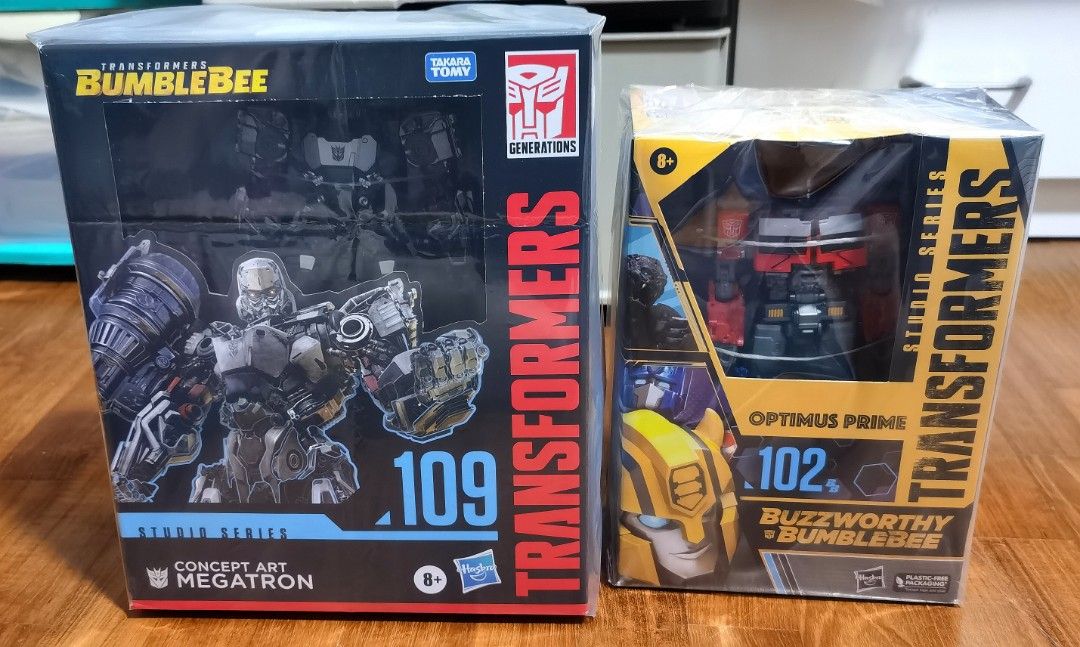 Transformers Studio Series SS 102 Optimus Prime and SS 109 Megatron Set ...
