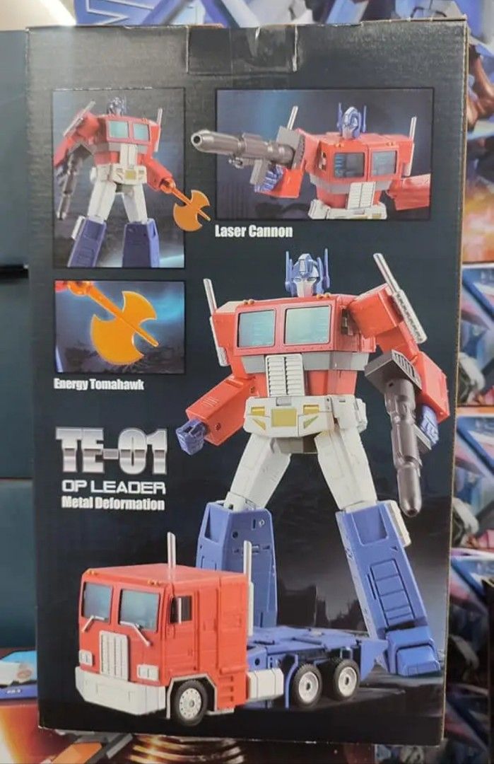 Transformers TE 01 OP leader transform element Optimus Prime TF G1 ...