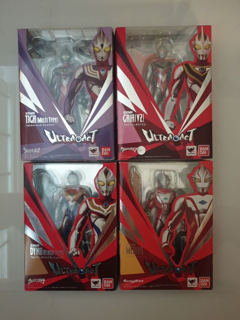 Ultra Act Ultraman Tiga, Dyna, Gaia, Mebius and Camearra, Hobbies ...