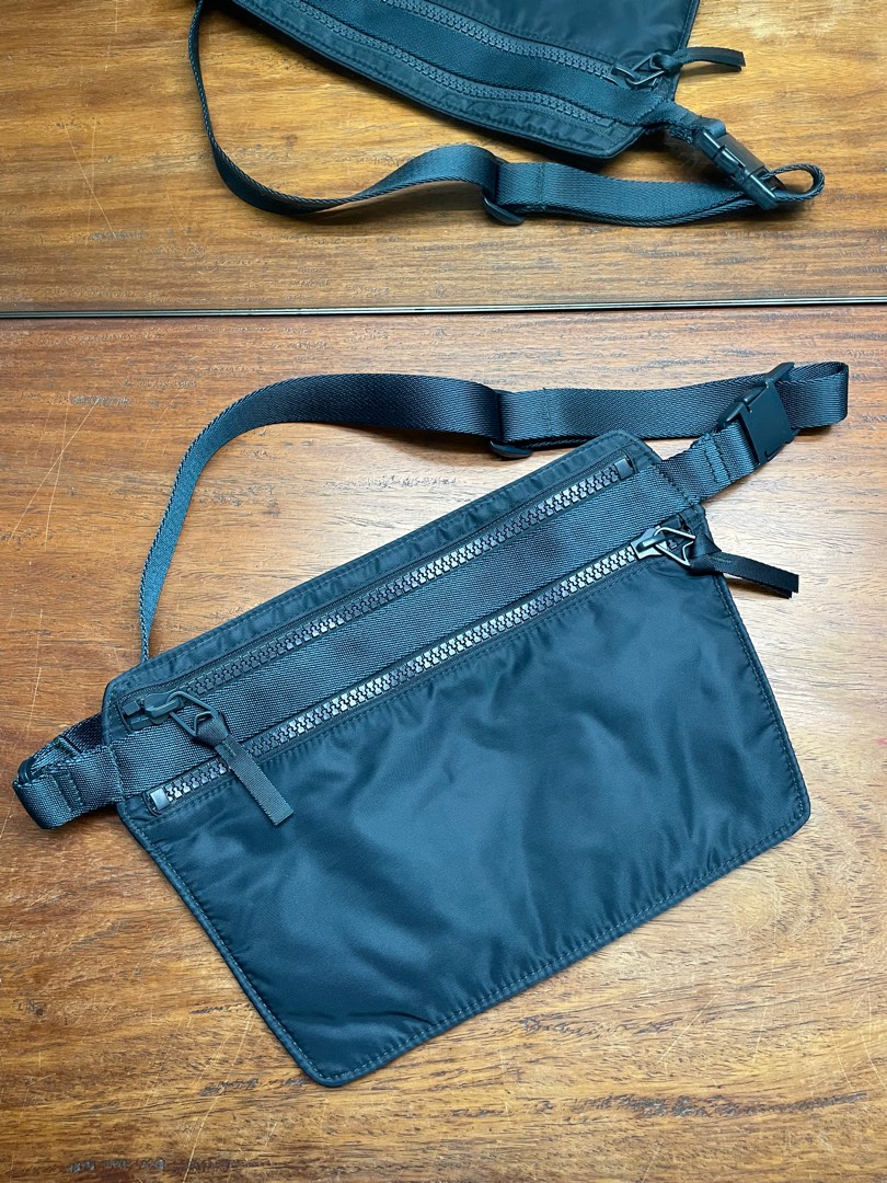 Uniqlo U Shoulder Bag / Fanny Pack (Blue), Men's Fashion, Bags, Belt ...