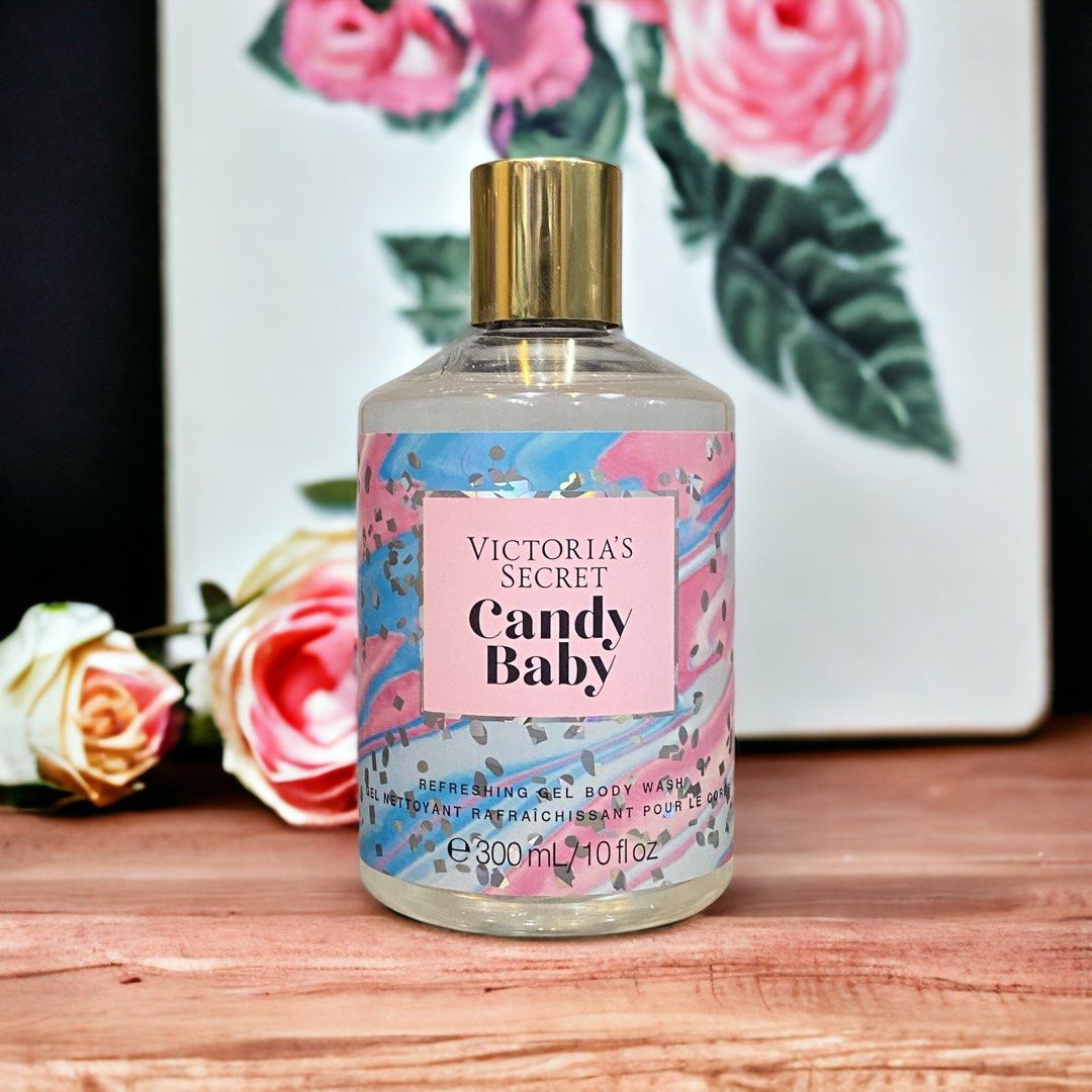 Victoria Secret Candy Baby Shower Gel 300ml, Beauty & Personal Care ...