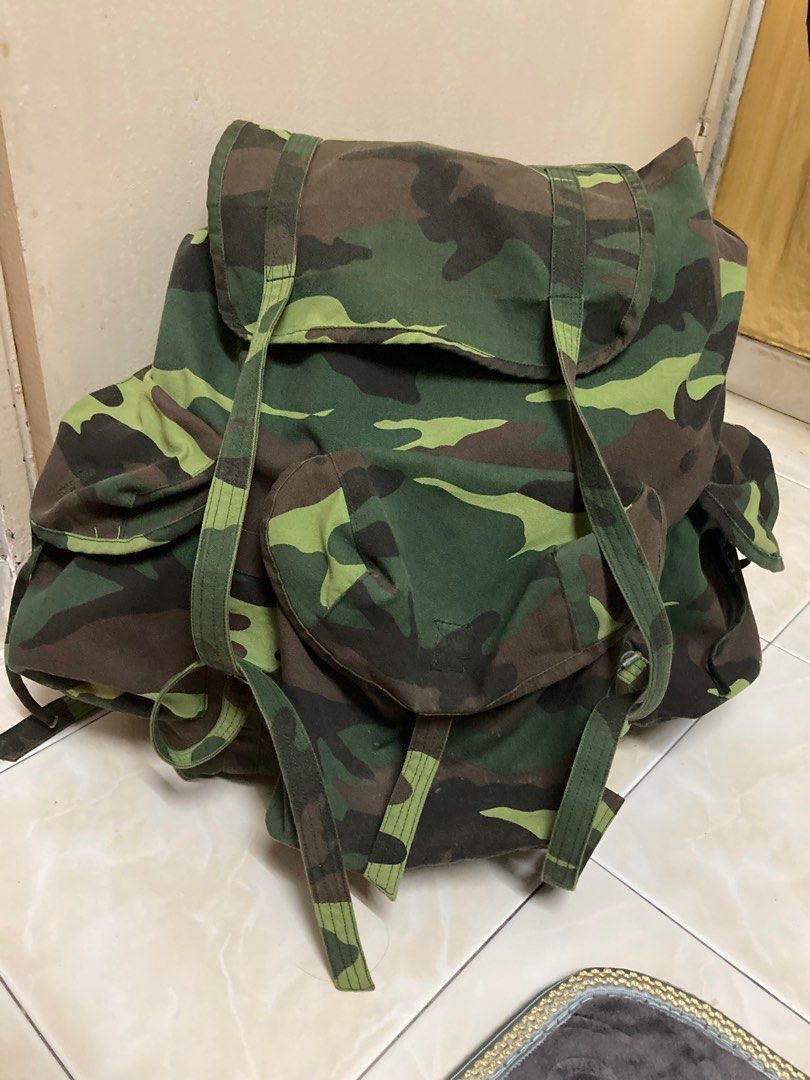 Well made XL Vintage Military Nhu Army Vietnam backpack / rucksack ...